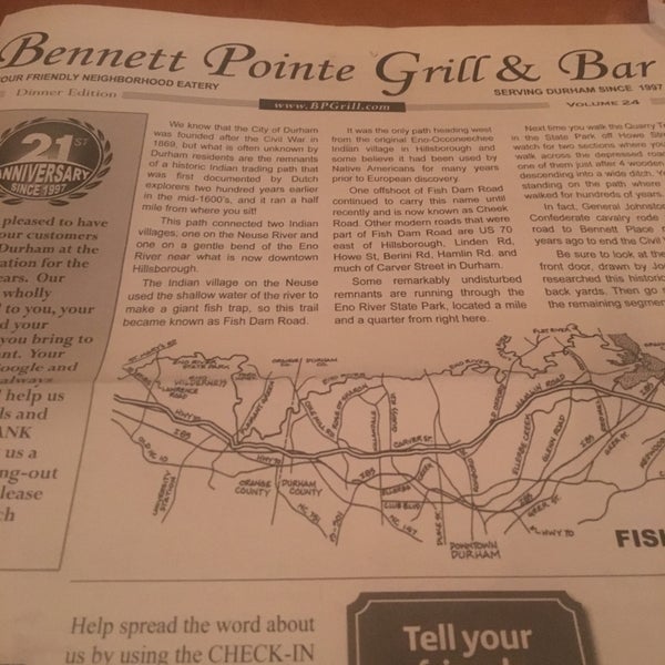 Photos at Bennett Pointe Grill - American Restaurant in Durham