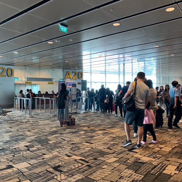 Gate A20 - Airport Gate in Singapore