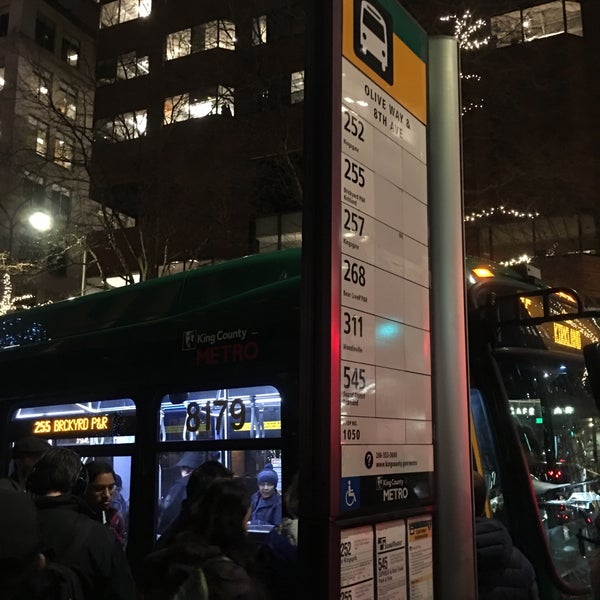 Metro Bus Stop #1050 - Bus Stop in Seattle