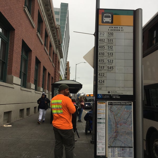 Metro Bus Stop #620 - International District - Seattle, WA