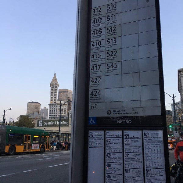 Metro Bus Stop #620 - International District - Seattle, WA