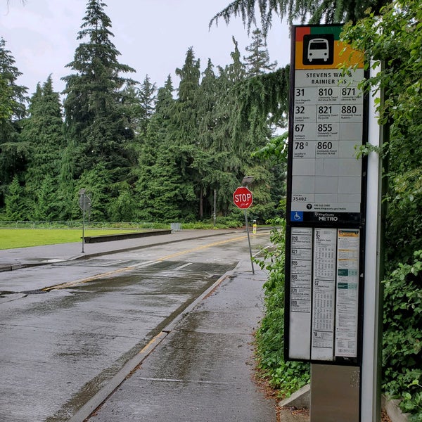 Metro Bus Stop #75402 - University District - Stevens Way