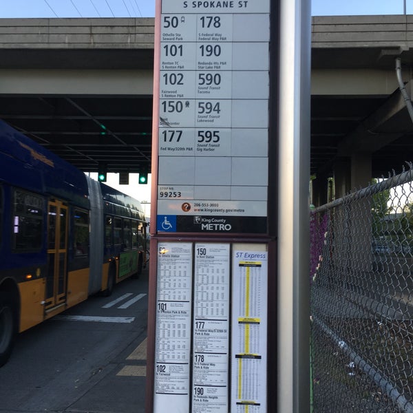 Metro bus stop# 99253 - Bus Station in Seattle