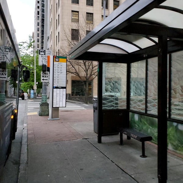 Metro Bus Stop #340 - Seattle Central Business District - 1 tip