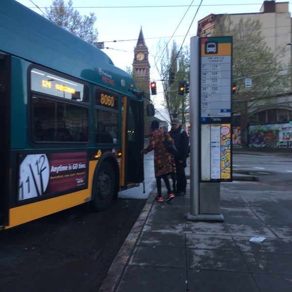 Metro Bus Stop #515 - Pioneer Square - Seattle, WA