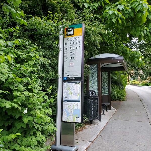 Metro Bus Stop #75402 - University District - Stevens Way
