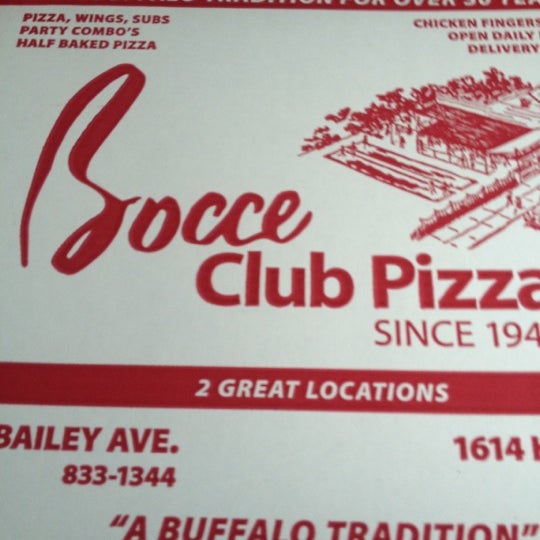 Bocce Club Pizza - Pizza Place in Amherst
