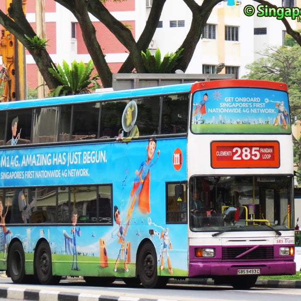 Tower Transit: Bus 285 - Bus Line in Clementi