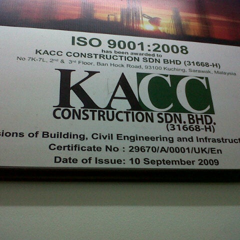 Photos at Kacc Construction Sdn Bhd - Kuching, Sarawak