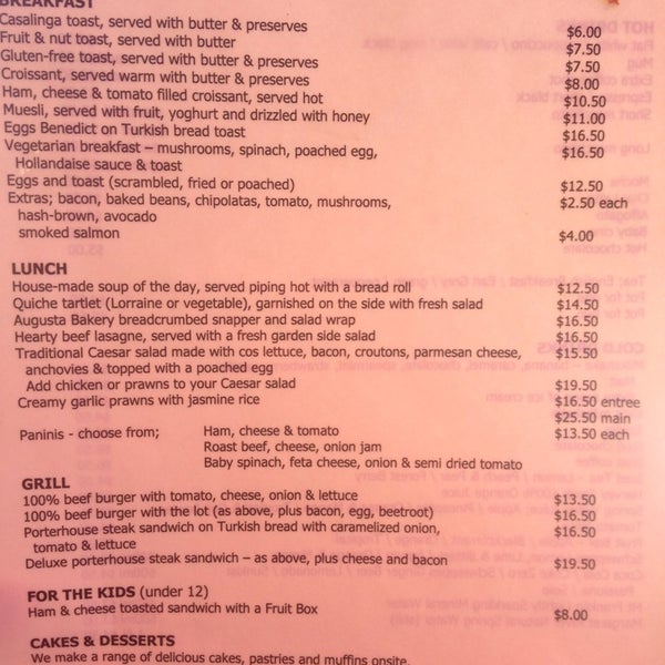 Augusta Bakery & Cafe - 6 tips from 153 visitors