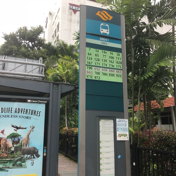 Bus Stop 08041 (YMCA Orchard) - Bus Station in Singapore