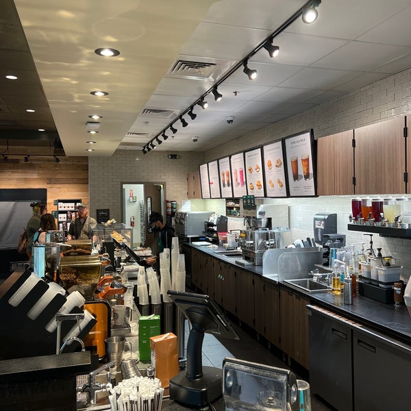 Starbucks Behind Counter