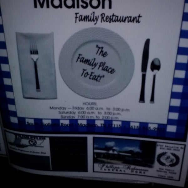 Madison Family Restaurant - Madison - 201 Gallatin Pike S