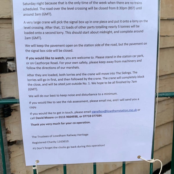 Lowdham Railway Station (LOW) - Rail Station