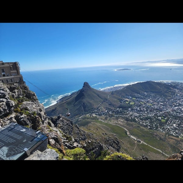 Top of Table Montain - Table Mountain - 3 visitors