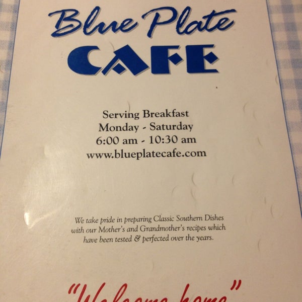 Blue Plate Cafe - 32 tips