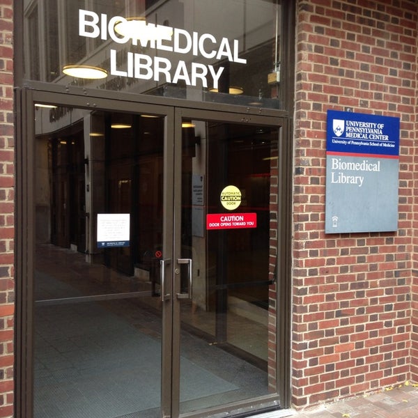 Biomedical Library - University City - 3610 Hamilton Walk
