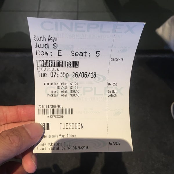 Cineplex Cinemas - South Keys-Greenboro West - 13 tips