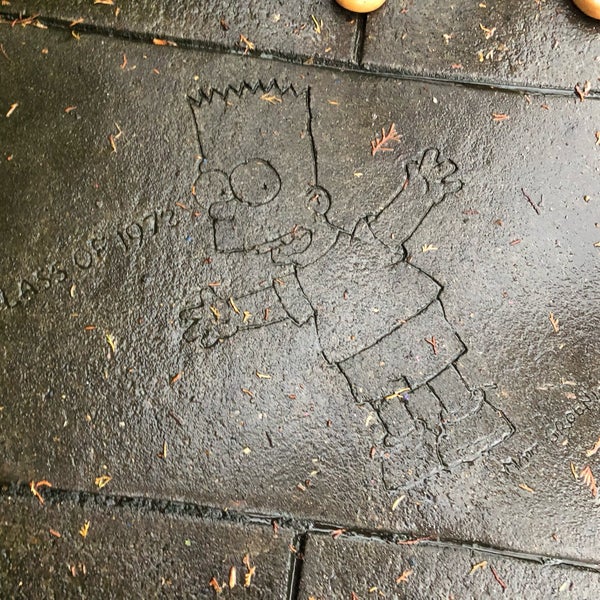 Bart Simpson Sidewalk Sculpture - Portland, OR