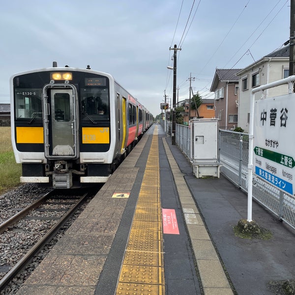 中菅谷駅 (Naka-Sugaya Sta.) - Rail Station in 那珂市