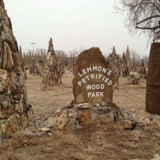 Petrified Wood Park & Museum - Sculpture Garden in Lemmon