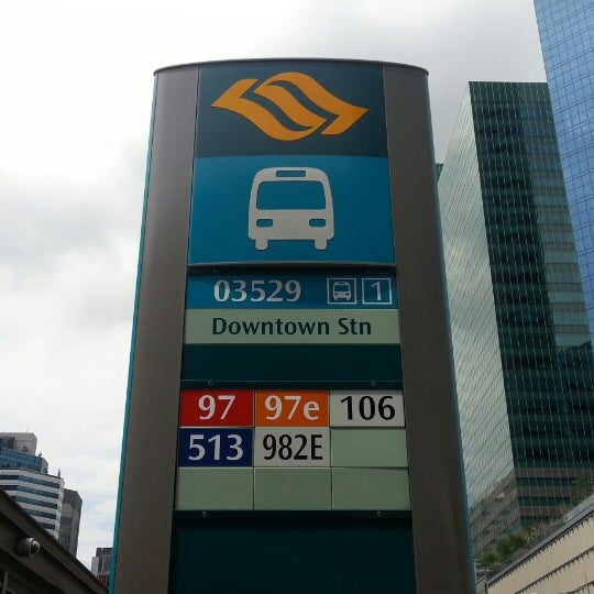Bus Stop 03529 (Downtown Station) - Financial District - B01 Central ...