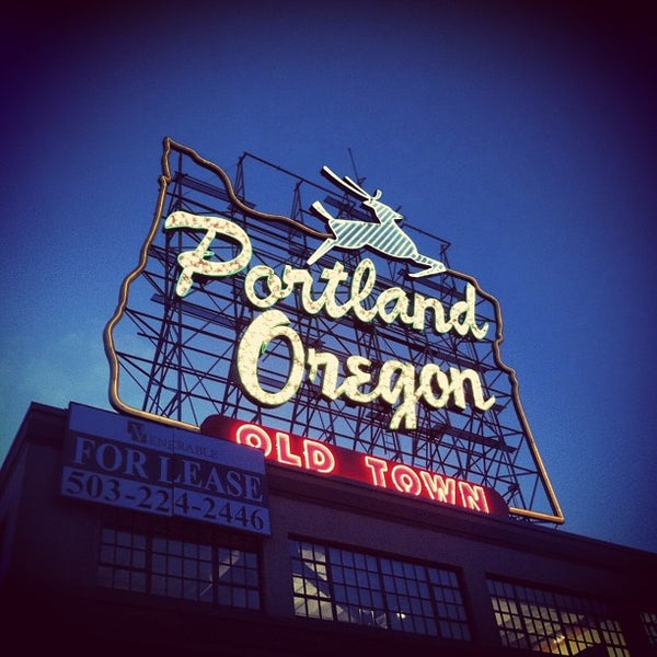 White Stag Sign - Historic Site