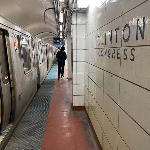 CTA - Clinton - Metro Station in Chicago