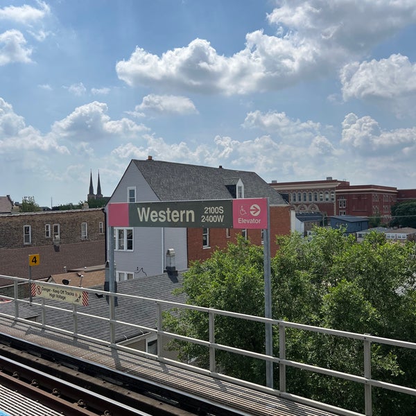 CTA - Western - Metro Station in Heart of Chicago