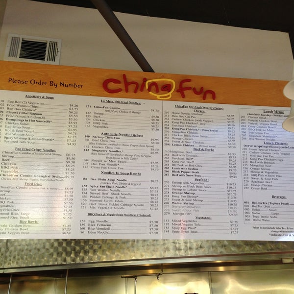 China Fun Restaurant - Chinese Restaurant in San Diego