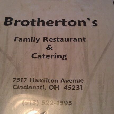 Brotherton's Family Restaurant - Cincinnati, OH