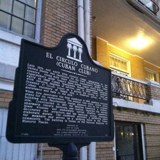 The Cuban Club - Historic Ybor - 2010 N Avenida Republica de Cuba
