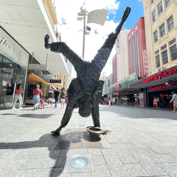 Statue Of Percy Button - Monument / Landmark in Perth CBD