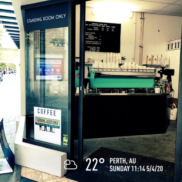 Standing Room Only - Perth CBD - 34 tips