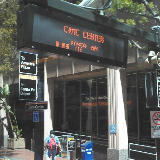 Civic Center Trolley Station - Central San Diego - 5 tips