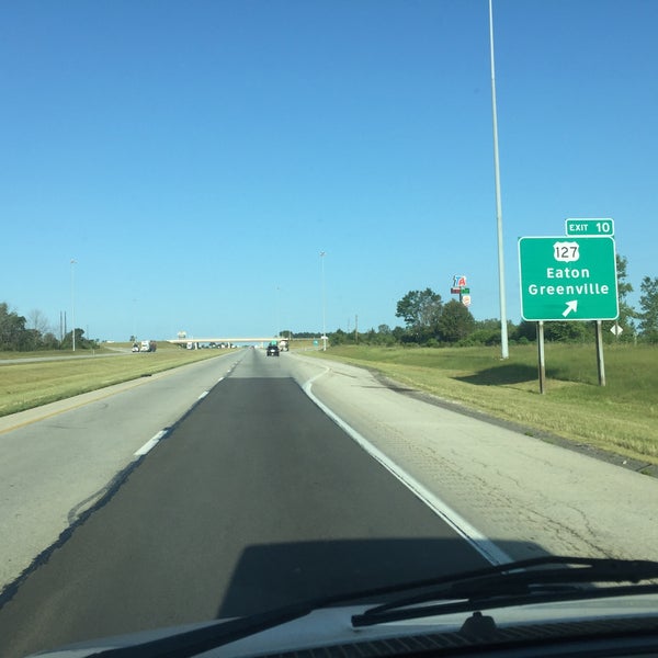 I-70 Exit 10 - US-127 Greenville - Intersection in Eaton