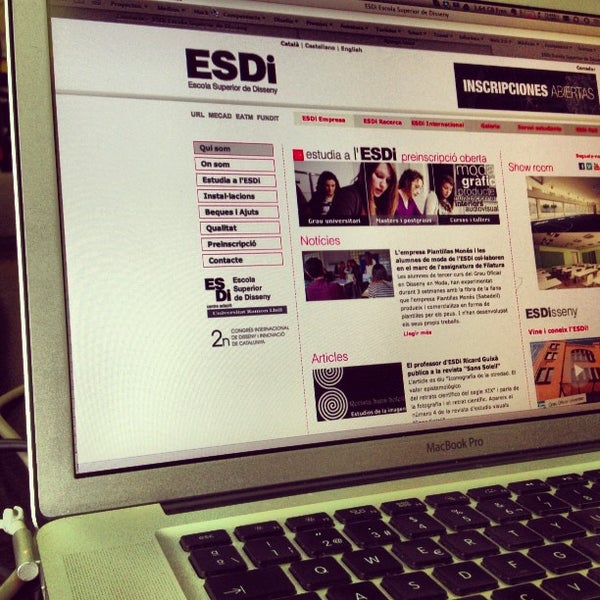 ESDi Escola Superior de Disseny - University in Sabadell (Barcelona)