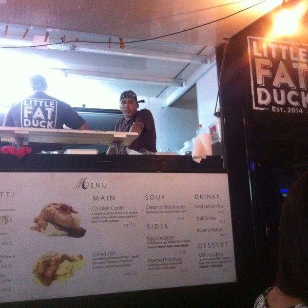 little fat duck menu