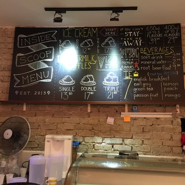 Inside Scoop - Ice Cream Parlor in Kuala Lumpur