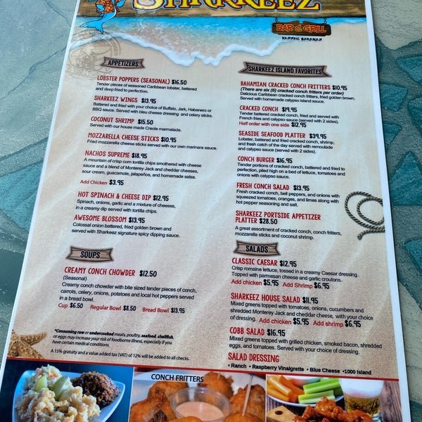 Sharkeez Tiki Bar - 18 tips