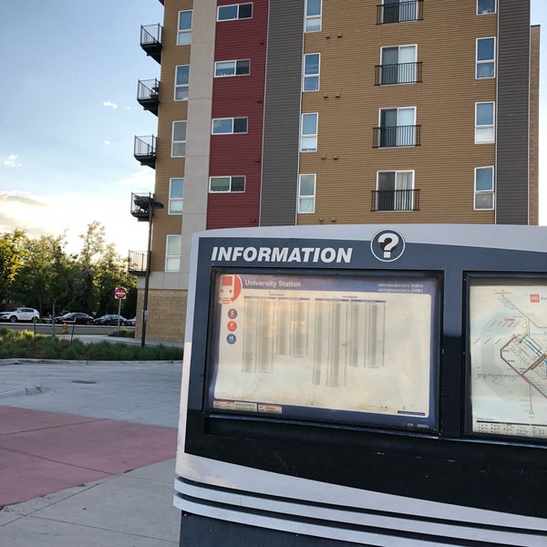 RTD - University of Denver Light Rail Station - Rail Station in University