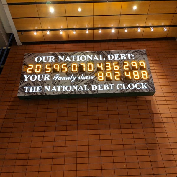 National Debt Clock - Monument in Midtown East