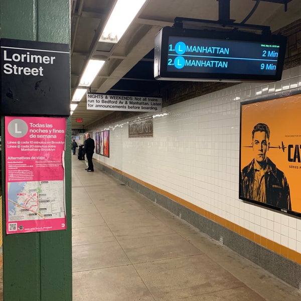 Photos at MTA Subway - Lorimer St (L) - Metro Station in East Williamsburg