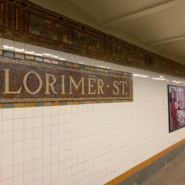 Photos at MTA Subway - Lorimer St (L) - Metro Station in East Williamsburg