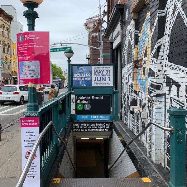 Photos at MTA Subway - Lorimer St (L) - Metro Station in East Williamsburg