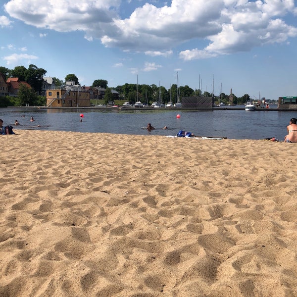 Ķīpsalas pludmale - Beach in Riga