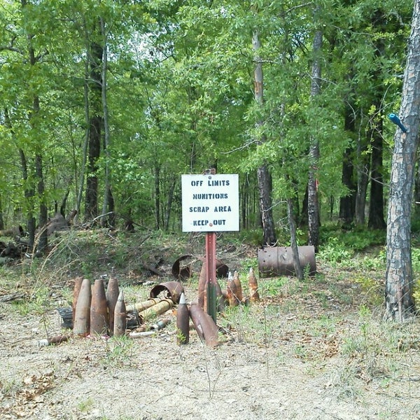 Photos at Artillery Impact Area - Military Base