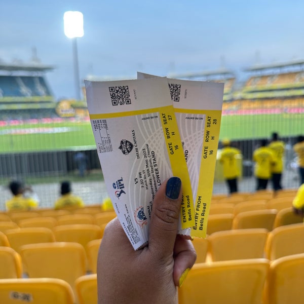 M A Chidambaram Stadium - Chepauk - 22 tips