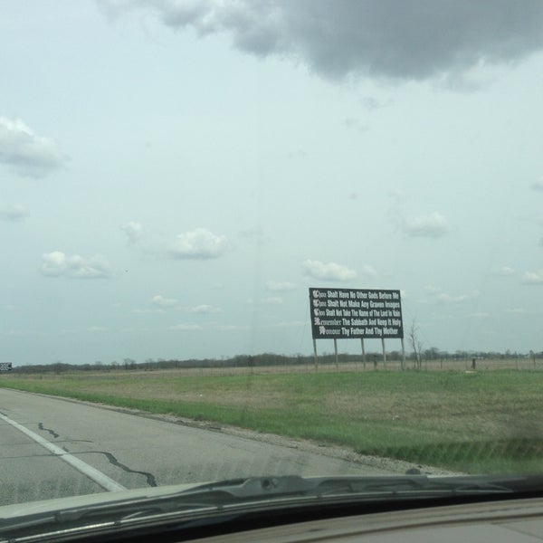 Ten Commandments Signs - Public Art