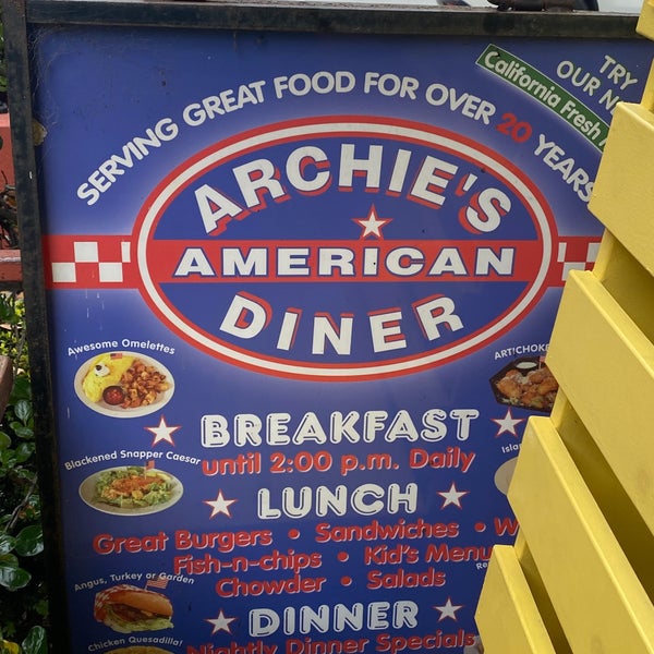 Archie's American Diner - 125 Ocean View Blvd #103